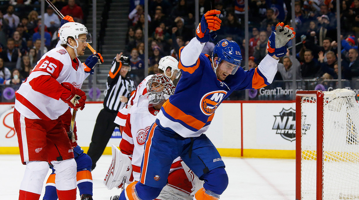 Islanders beat Red Wings in overtime: Video highlights - Sports Illustrated