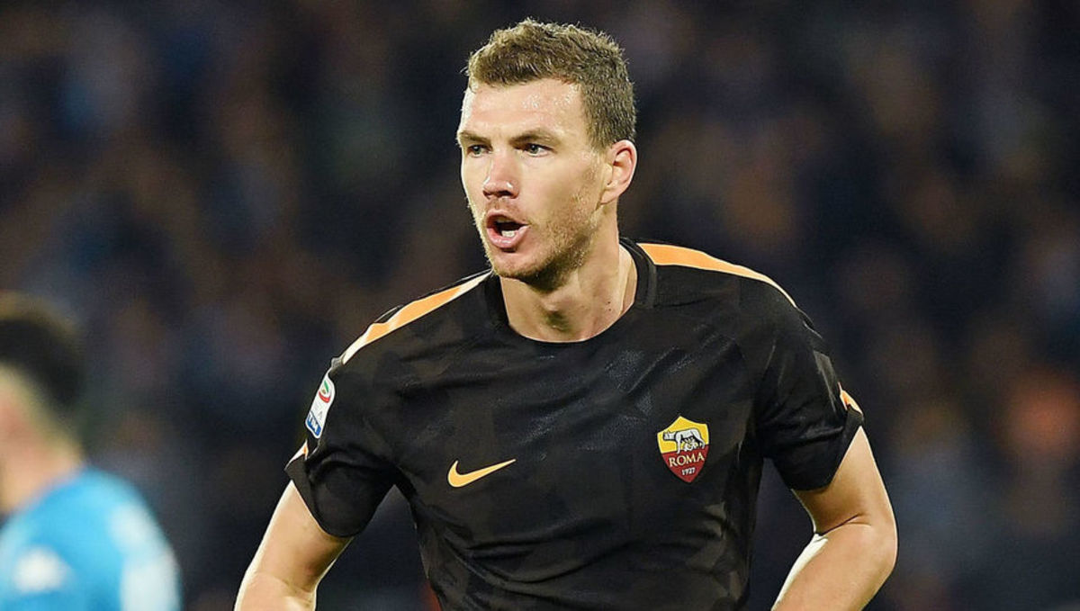 Edin Dzeko: Roma star hits 50-goal mark in third European league ...