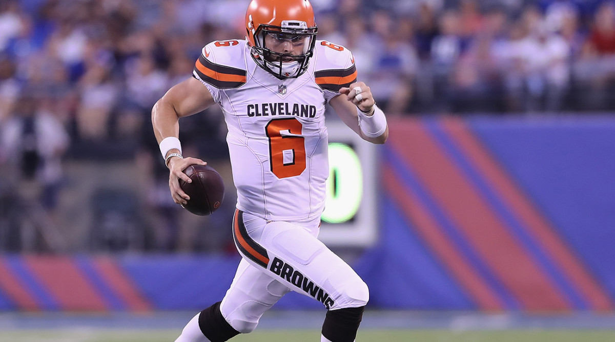 Baker Mayfield touchdown videos: Browns QB scores vs. Giants - Sports ...