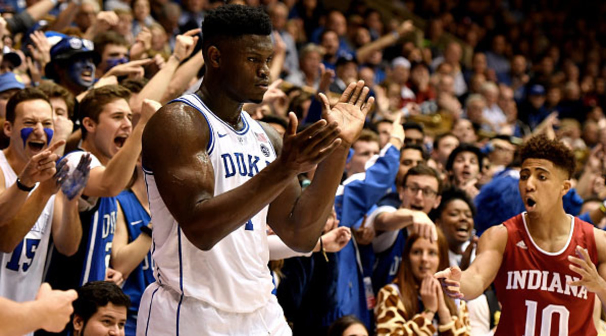 Duke's Zion Williamson slams windmill dunk vs. Indiana (video) - Sports ...