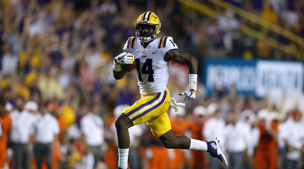 LSU suspends WR Drake Davis after arrest on battery charge - Sports ...