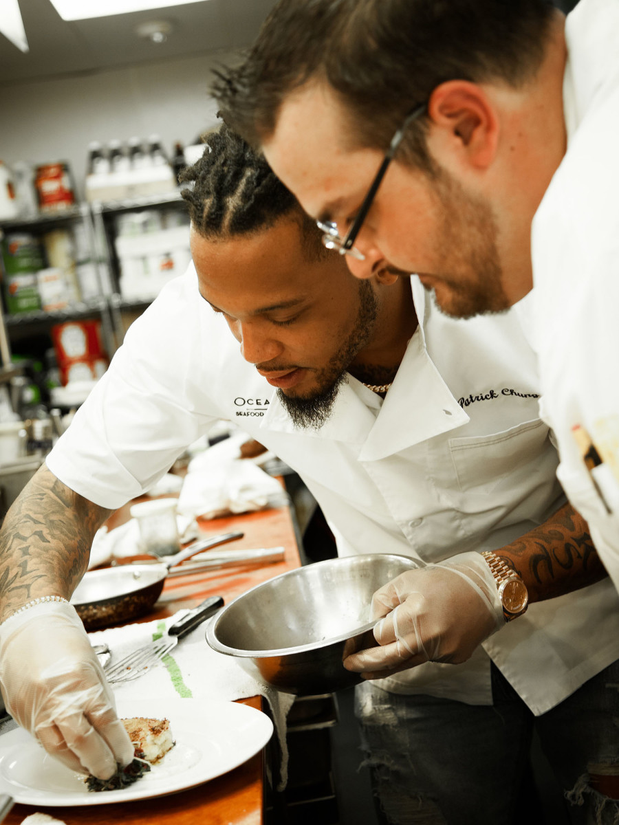 New England Patriots Patrick Chung as a Restaurant Chef - Sports ...