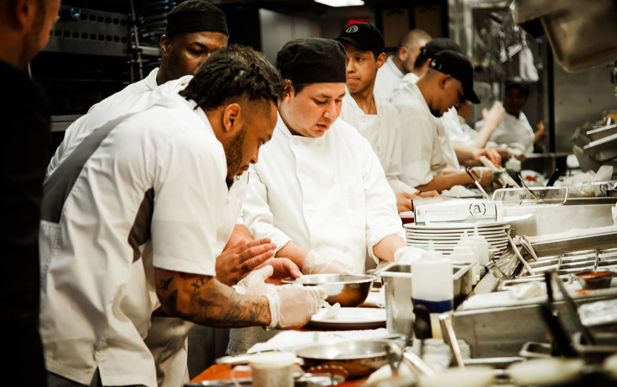 New England Patriots Patrick Chung as a Restaurant Chef - Sports ...
