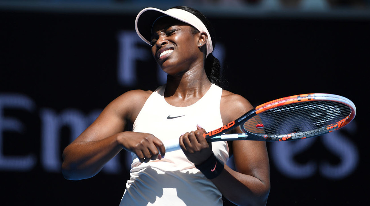Sloane Stephens out in 2018 Australian Open first round - Sports ...