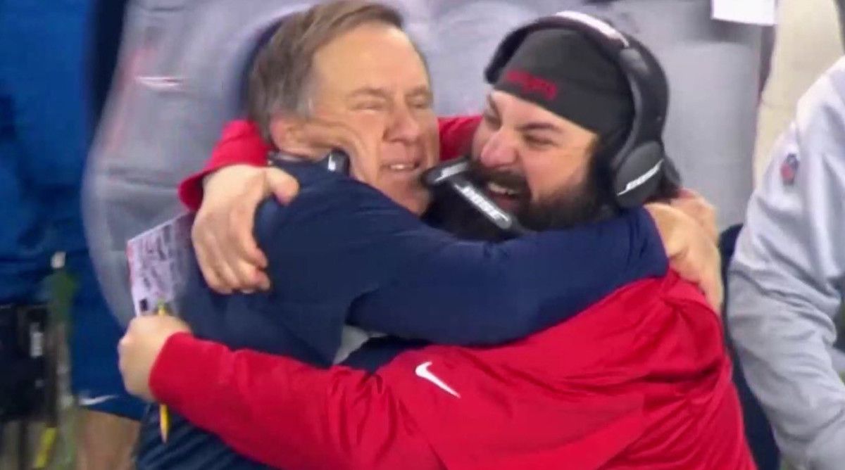 Bill Belichick smiles, celebrates AFC Championship win vs. Jaguars ...