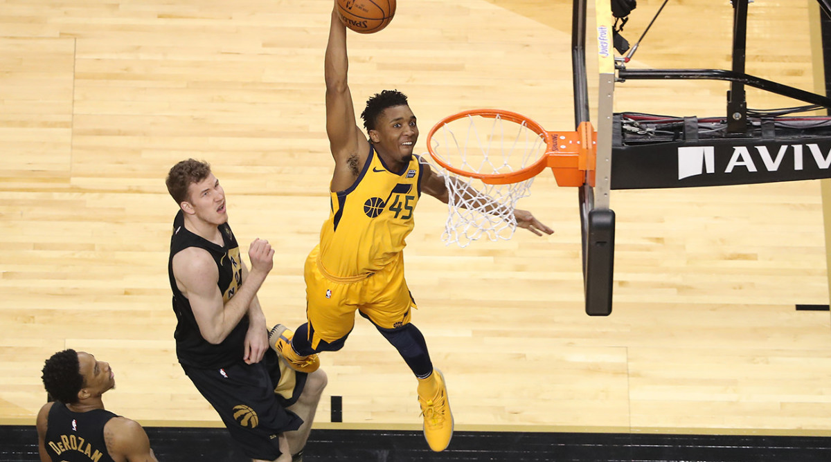All-Star Game Slam Dunk Contest: Donovan Mitchell to replace Aaron ...