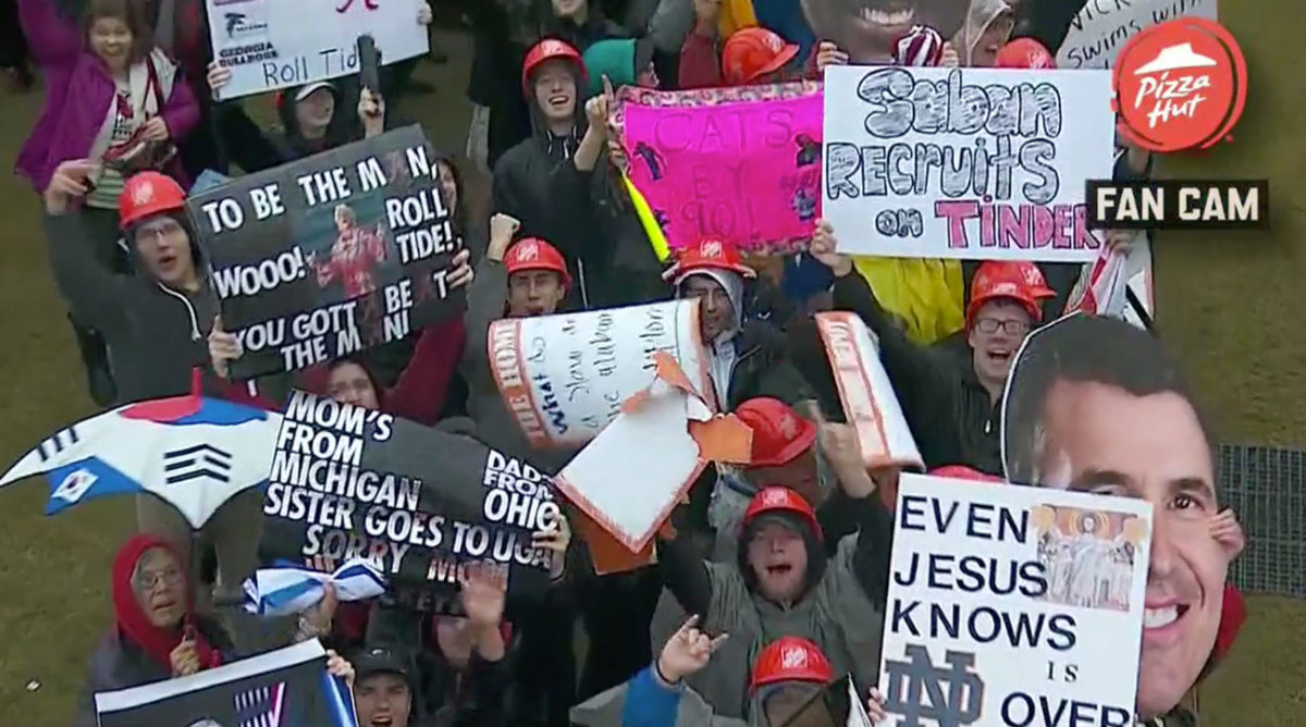 Best College GameDay signs from Alabama vs. Georgia SEC Championship ...