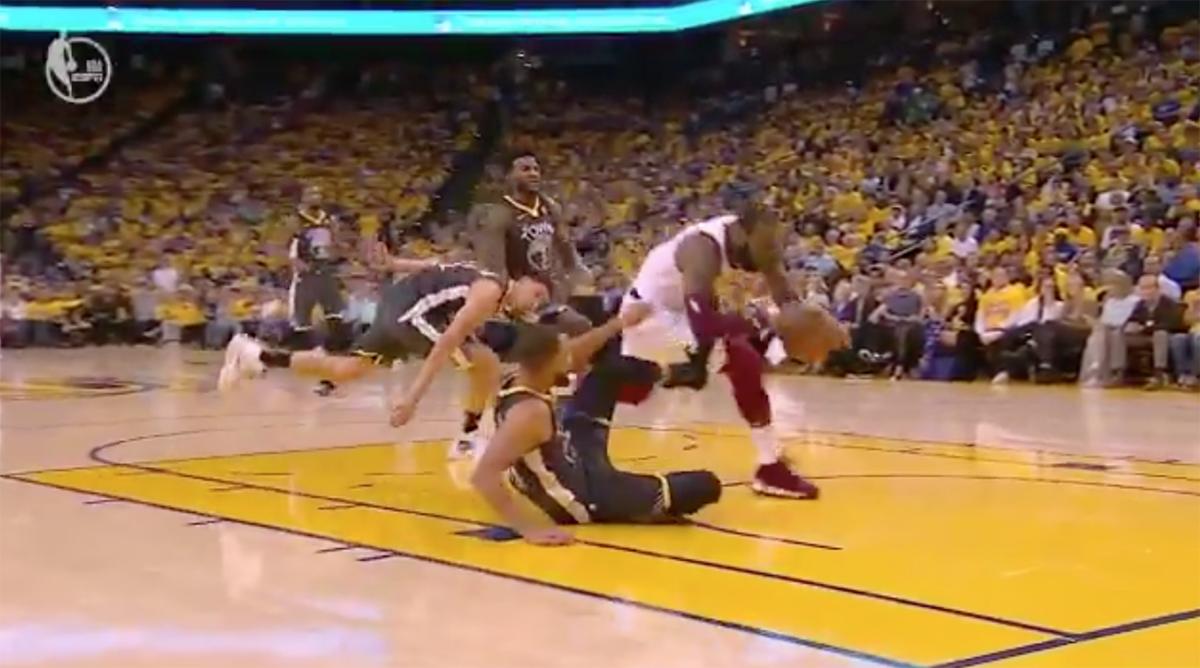 LeBron James trip foul call: Twitter recats to Game 2 refs - Sports ...