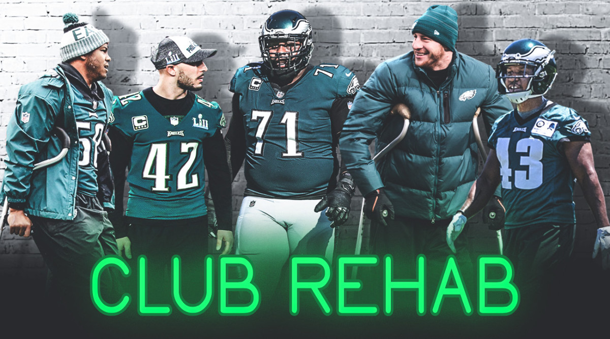 How Carson Wentz, Jason Peters, other injured Eagles players bonded ...