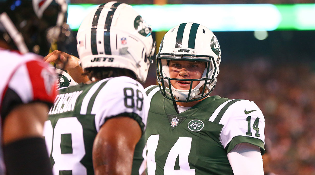 Sam Darnold debut: Jets rookie QB shows off speedy release - Sports Illustrated