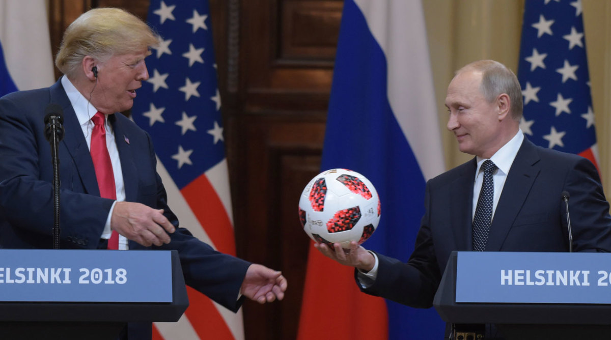 Vladimir Putin soccer ball gift to Donald Trump contains chip - Sports ...