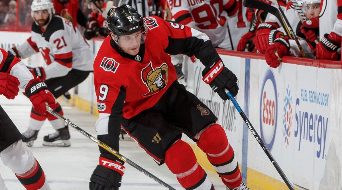 Senators' Bobby Ryan out with another hand injury - Sports Illustrated