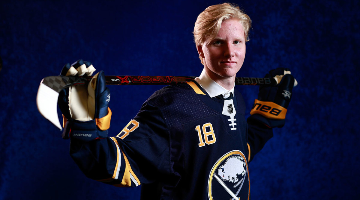 Rasmus Dahlin: Sabres' top pick takes the ice in Buffalo - Sports ...