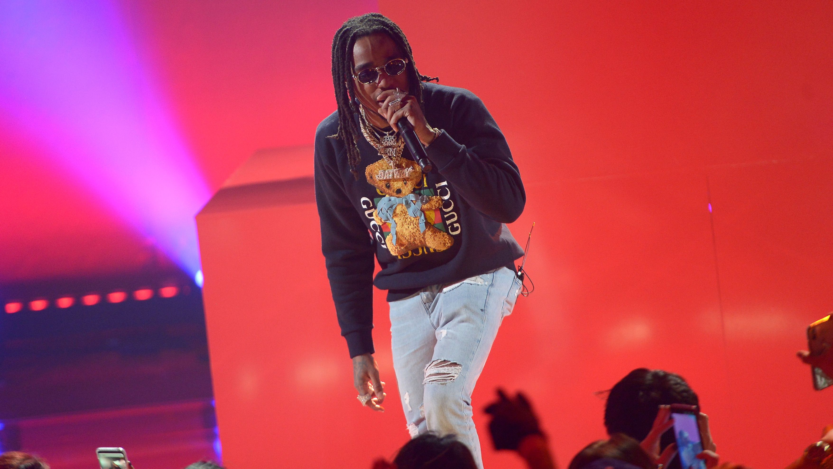 Quavo high school football QB highlights video - Sports Illustrated