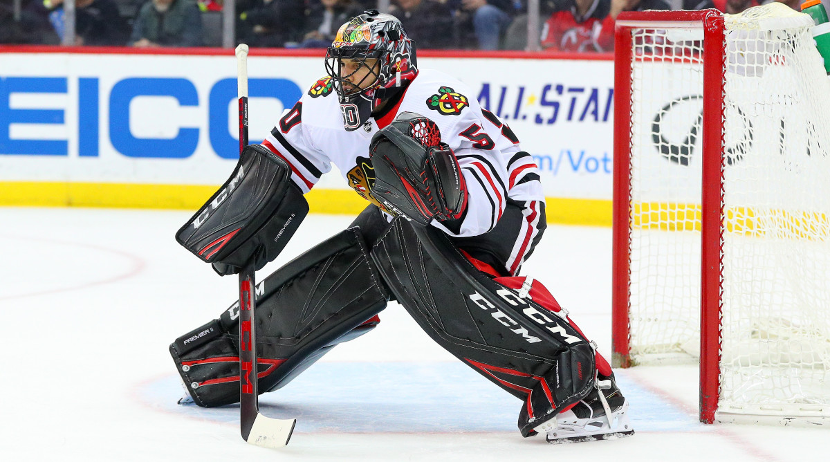 Chicago Blackhawks: Goalie Corey Crawford not 100 percent yet - Sports ...
