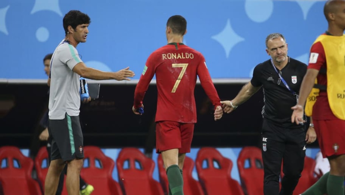 Fernando Santos Defends Cristiano Ronaldo After Portugal Star Storms ...