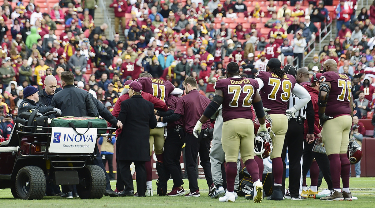 Alex Smith injury updates: Redskins QB suffers compound fracture ...