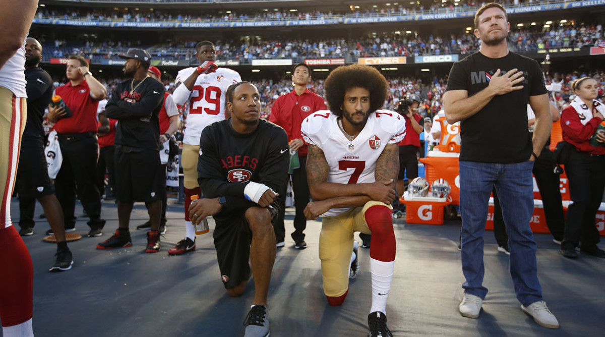 Why do NFL players kneel during the national anthem? - Sports Illustrated Why do NFL players kneel during the national anthem? - Sports Illustrated