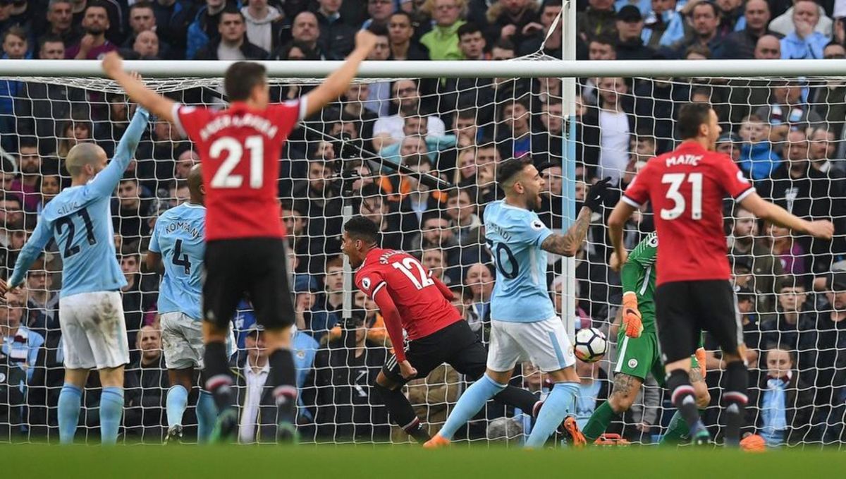 Man City 2-3 Man United: Red Devils Sensationally Recover From 2-0 Down ...