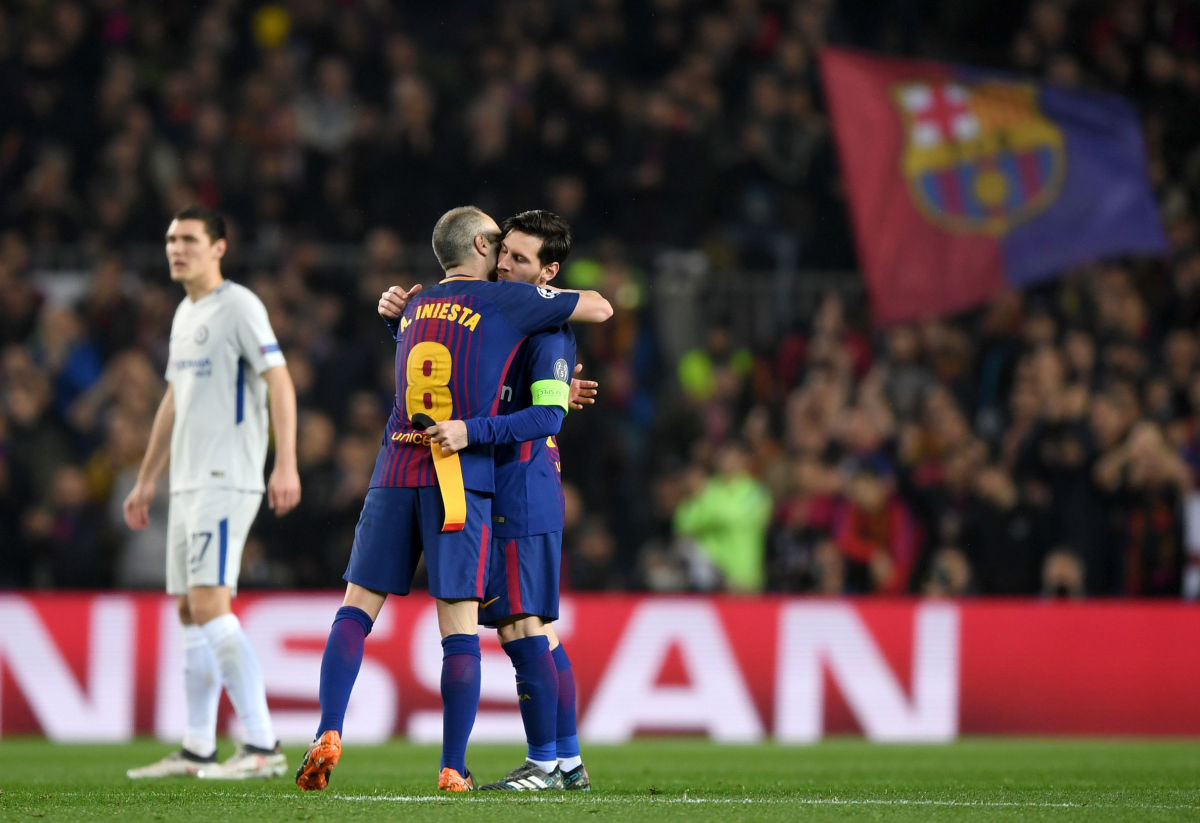 Lionel Messi & Andres Iniesta Make UEFA Champions League History ...