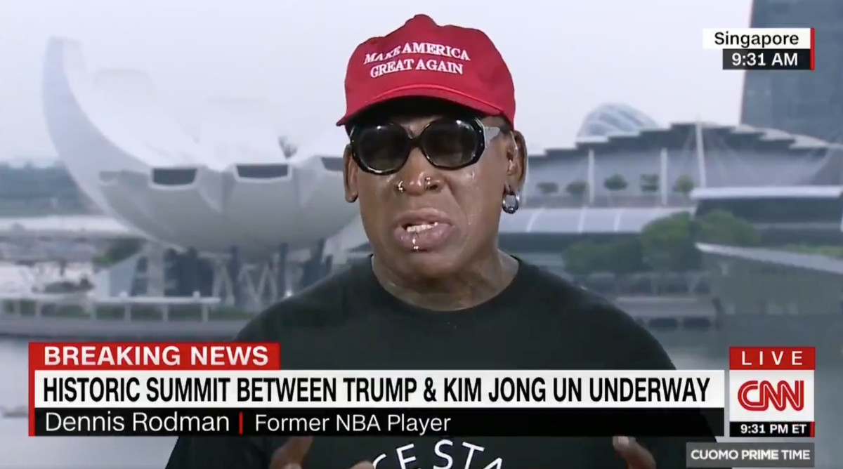 Dennis Rodman CNN interview video: Talks Trump-Kim North Korea summit ...