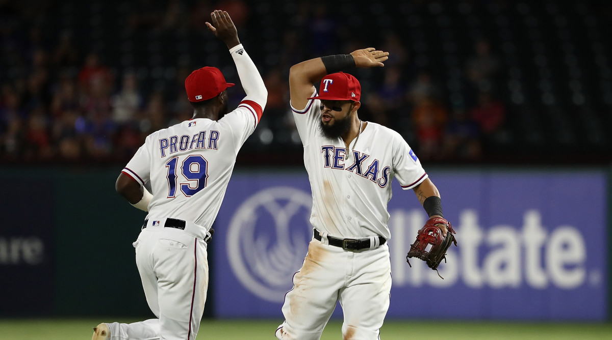 Rangers make history turning rare triple play vs. Angels (Video ...