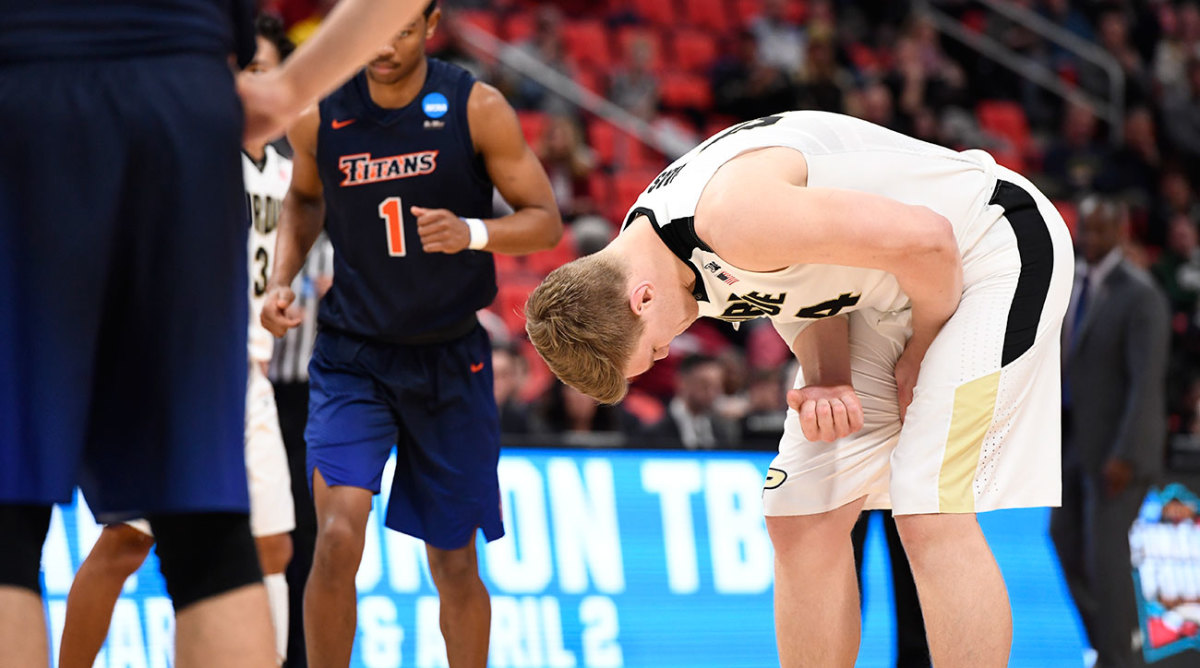 Purdue's Isaac Haas still wants to play despite elbow injury - Sports ...