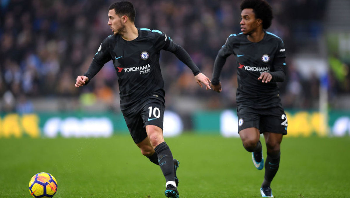 VIDEO: You're Doing it Wrong! Hazard & Willian Troll Chelsea Boss ...