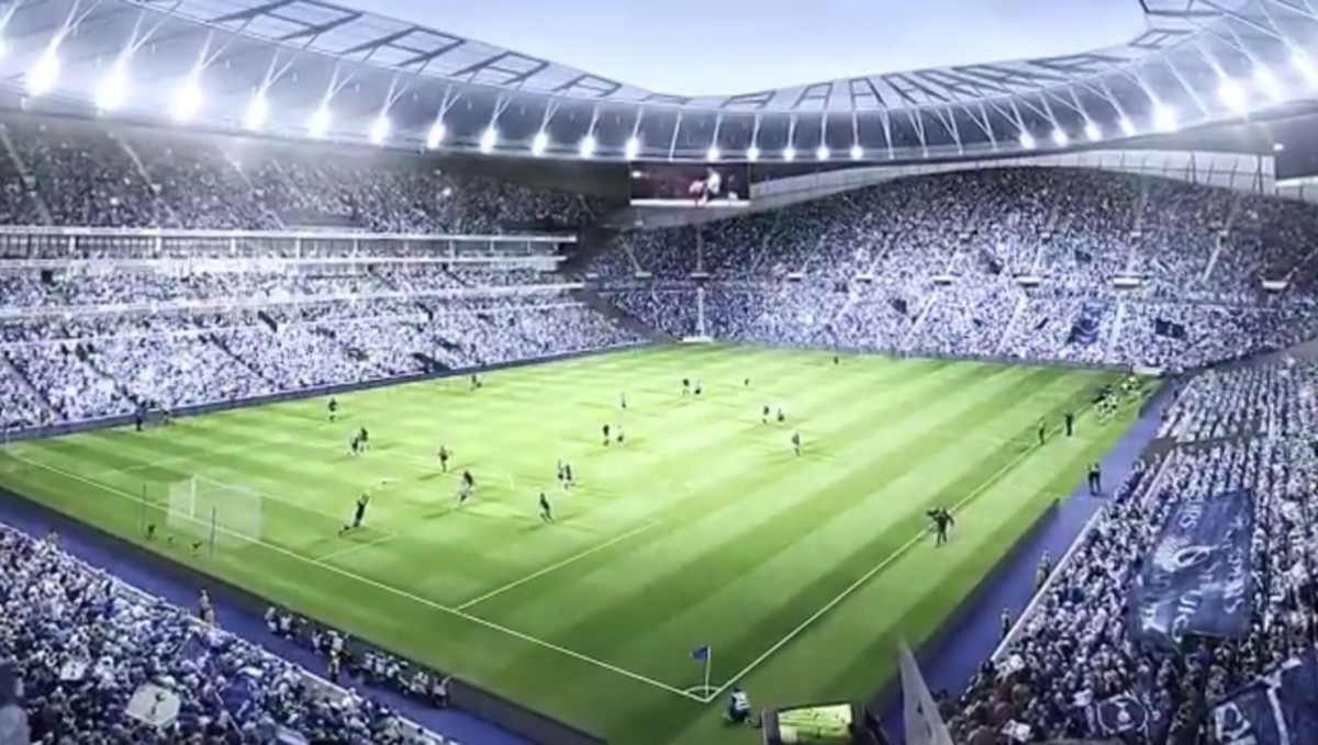 Tottenham's new stadium to have dividing retractable pitch (VIDEO ...