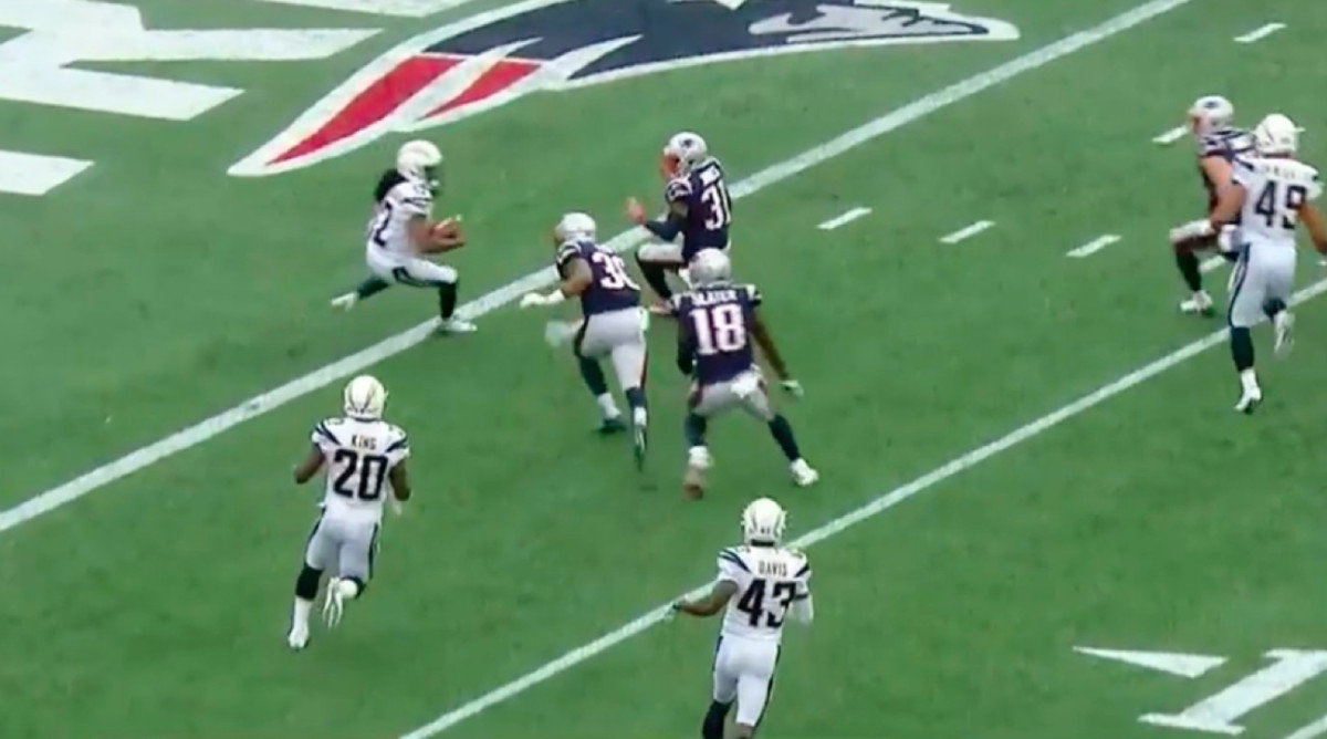 Chargers execute worst punt return in NFL history (video) - Sports ...