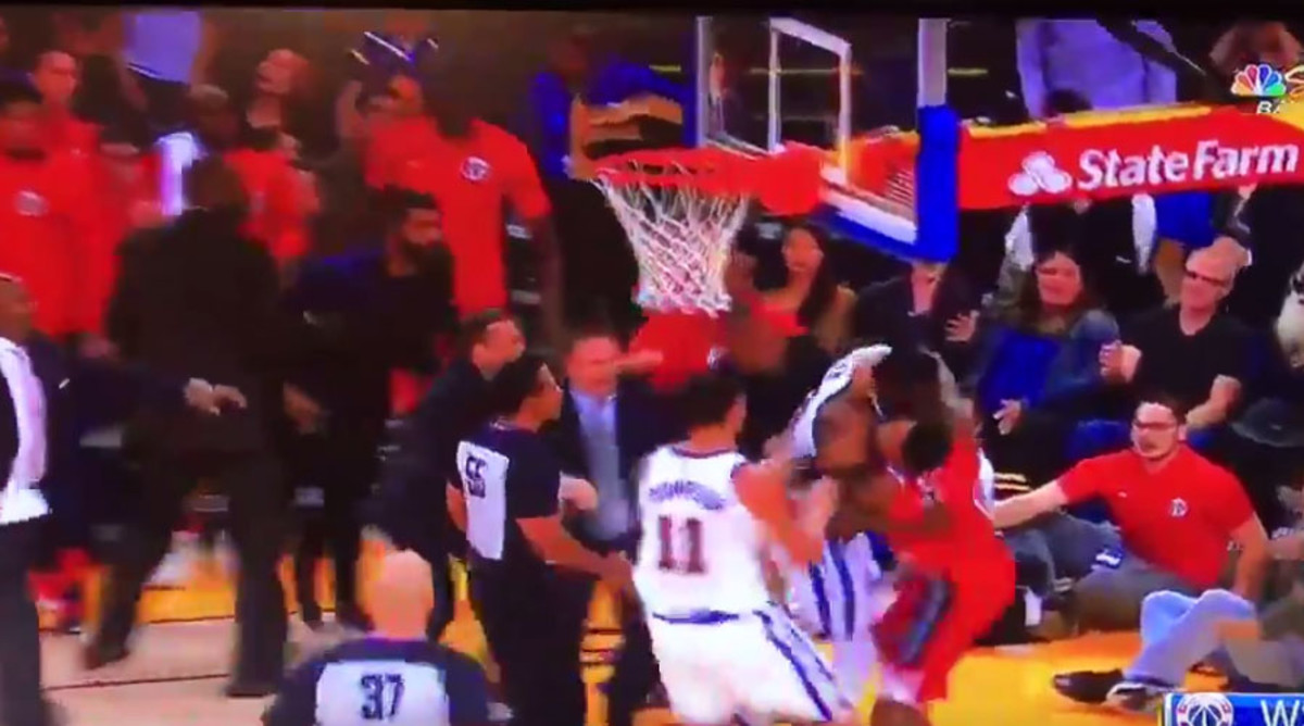 Draymond Green Bradley Beal fight: Warriors, Wizards stars tossed ...