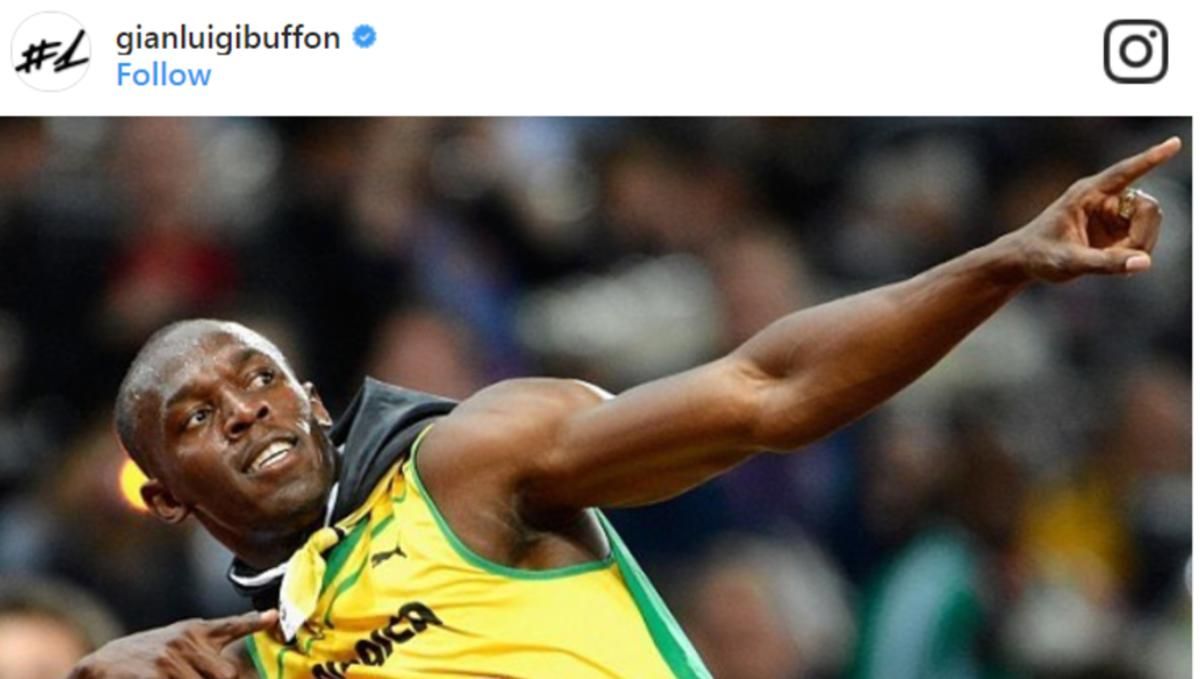PHOTO: Buffon Sends Classy Farewell Message to Legendary Sprinter Usain ...
