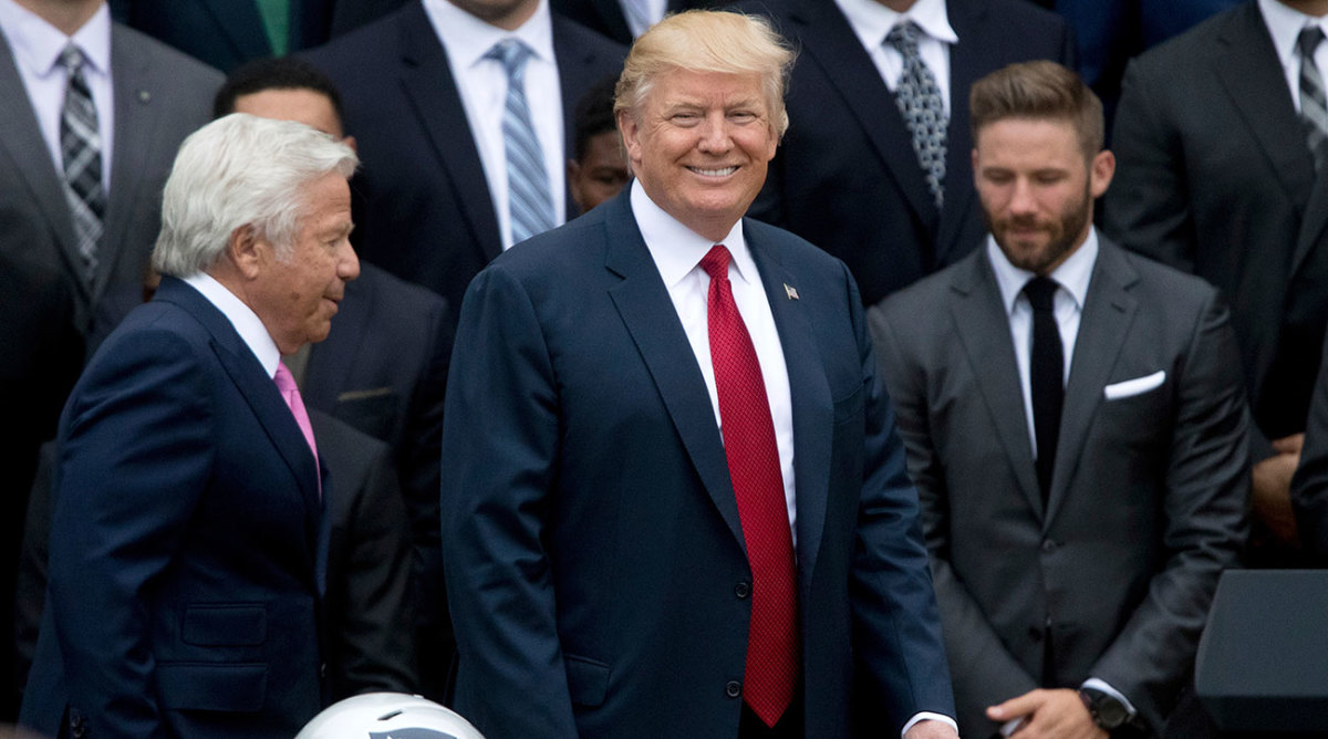Donald Trump: President's team plays defense amid NFL spat - Sports ...
