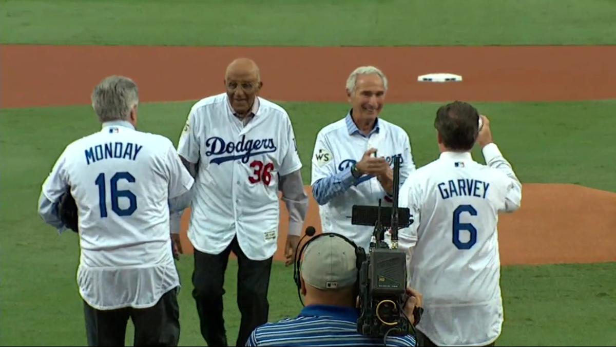 World Series Game 7 first pitch: Sandy Koufax and Don Newcombe - Sports ...