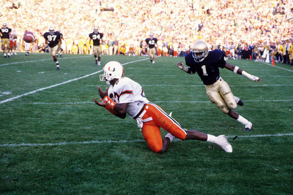 Catholics vs. Convicts: Notre Dame vs. Miami in 1988 - Sports Illustrated
