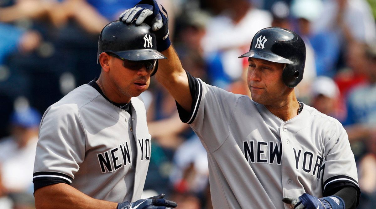 Alex Rodriguez congratulates Derek Jeter on jersey retirement - Sports ...