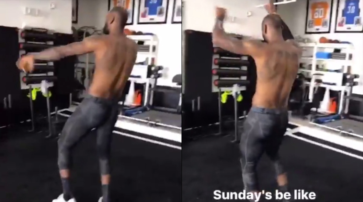 LeBron James; Video mirror dancing, working out - Sports Illustrated