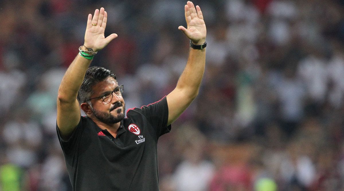 Gennaro Gattuso sets out to save AC Milan as its new manager - Sports ...