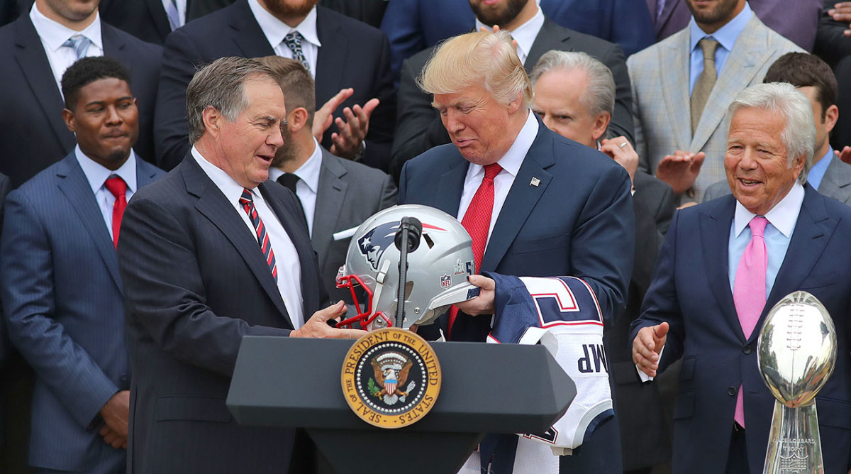 New England Patriots visit President Trump at White House - Sports ...