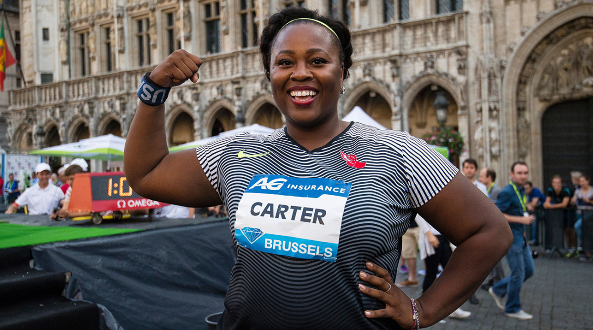 Olympic shot putter Michelle Carter on mental edge, Rio - Sports ...
