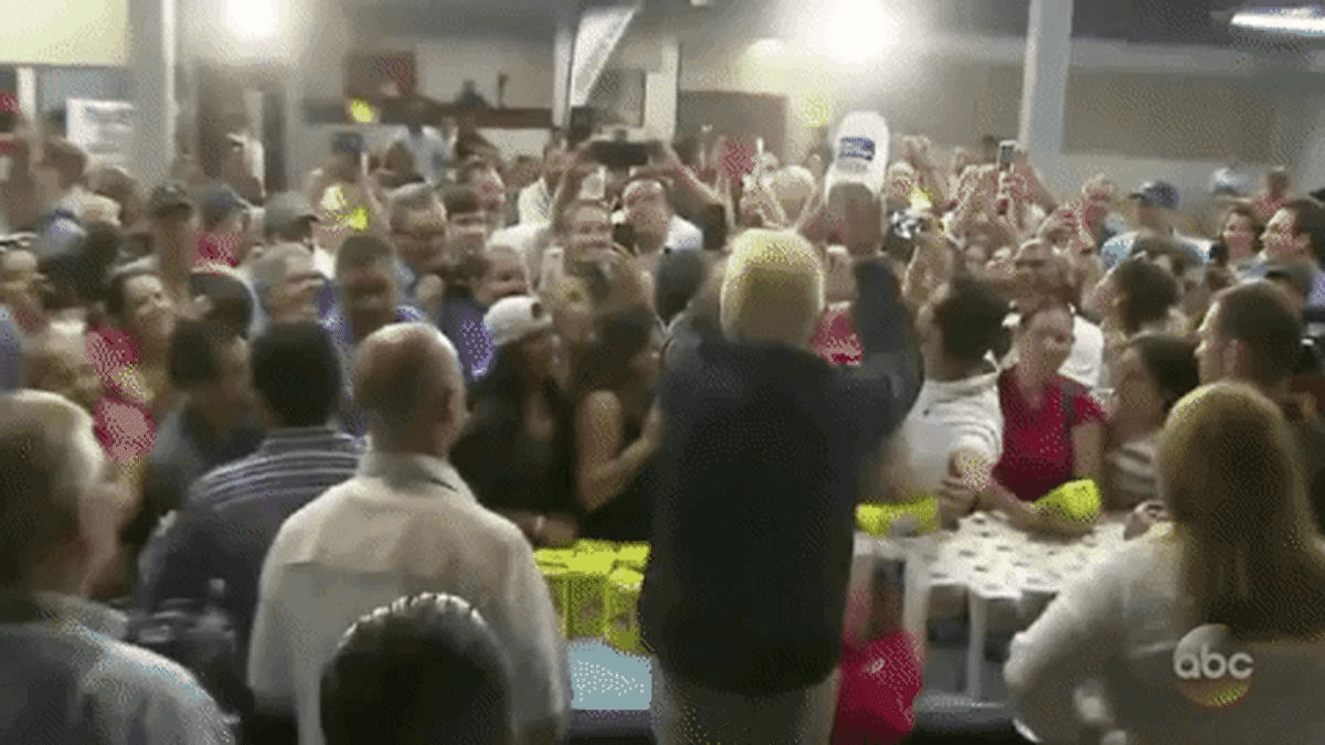 Donald Trump throws paper towels in Puerto Rico; Larry Bird; Video ...