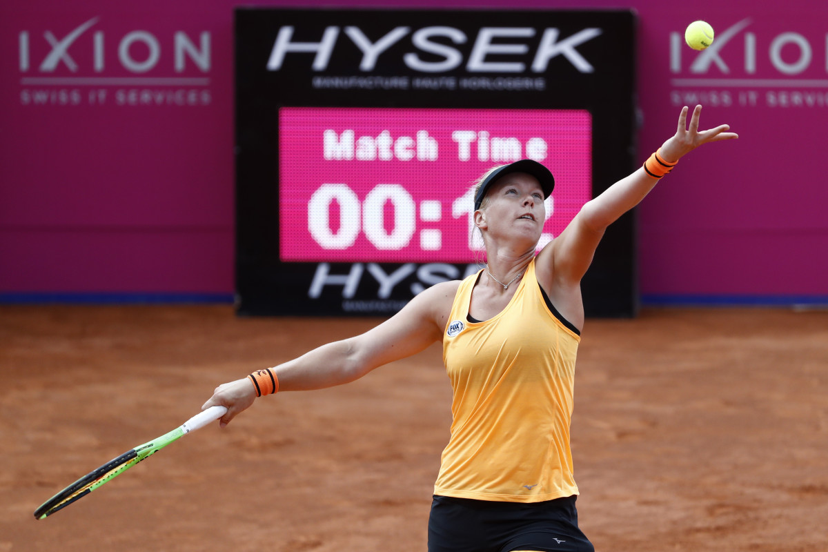 Bertens beats doubles partner to reach semifinals in Gstaad - Sports ...