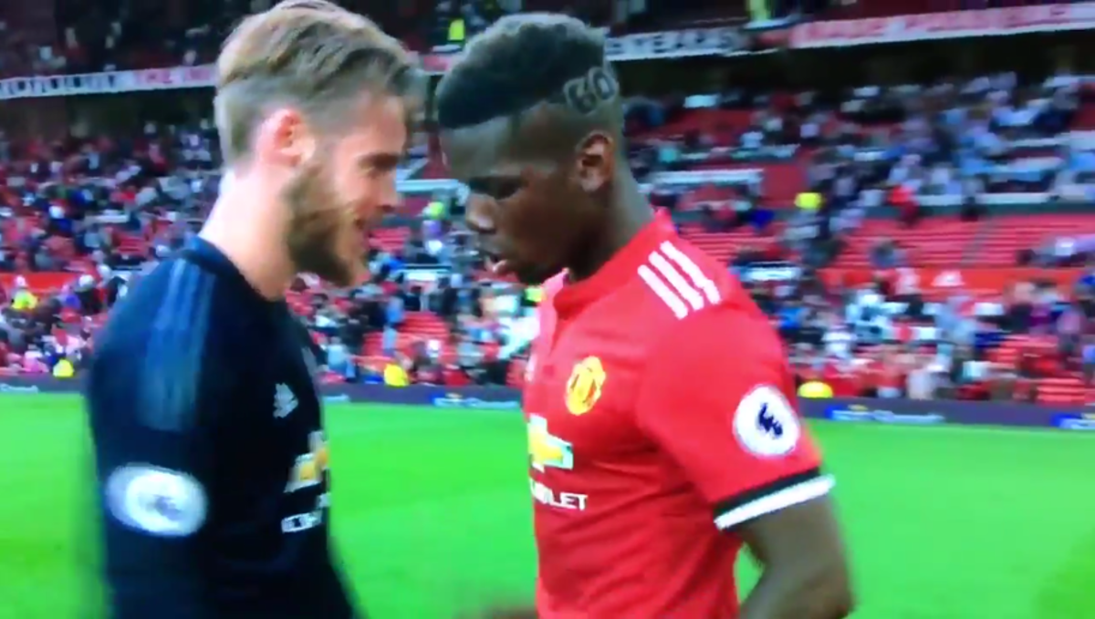 VIDEO: Paul Pogba & David De Gea Show Off New Handshake After Man Utd ...