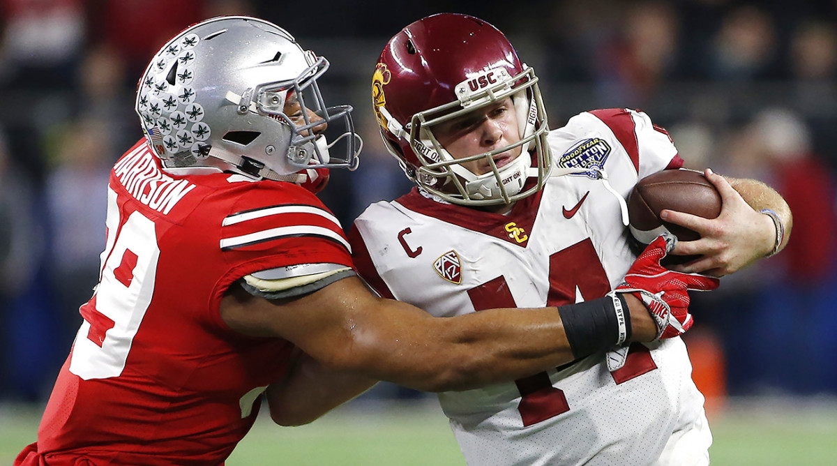 Cotton Bowl: Sam Darnold, Clay Helton take heat for USC - Sports ...