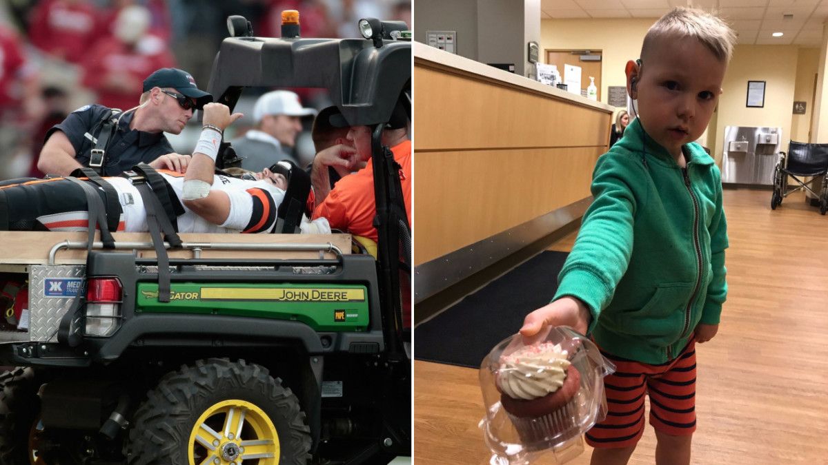 Oregon State's Jake Luton shares story of fan after injury - Sports ...