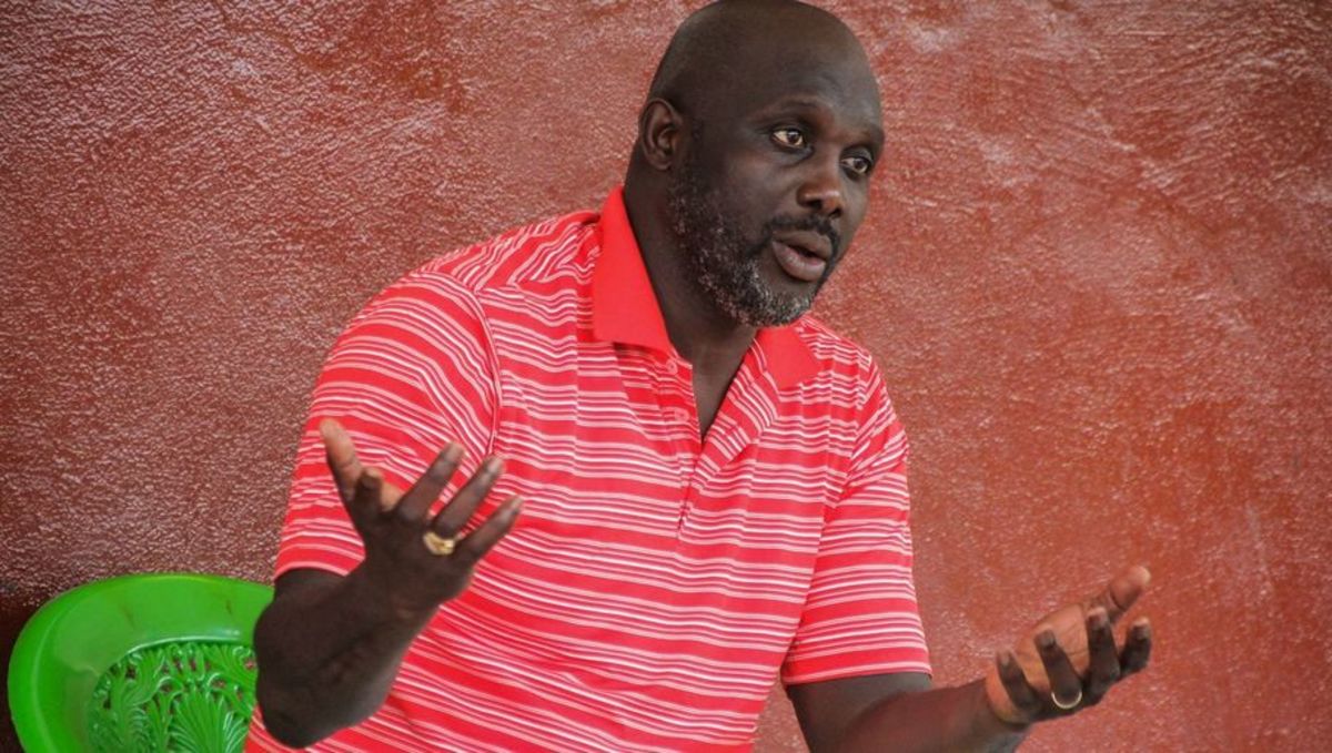 Football Legend George Weah Is in the Running for Liberian Presidency ...
