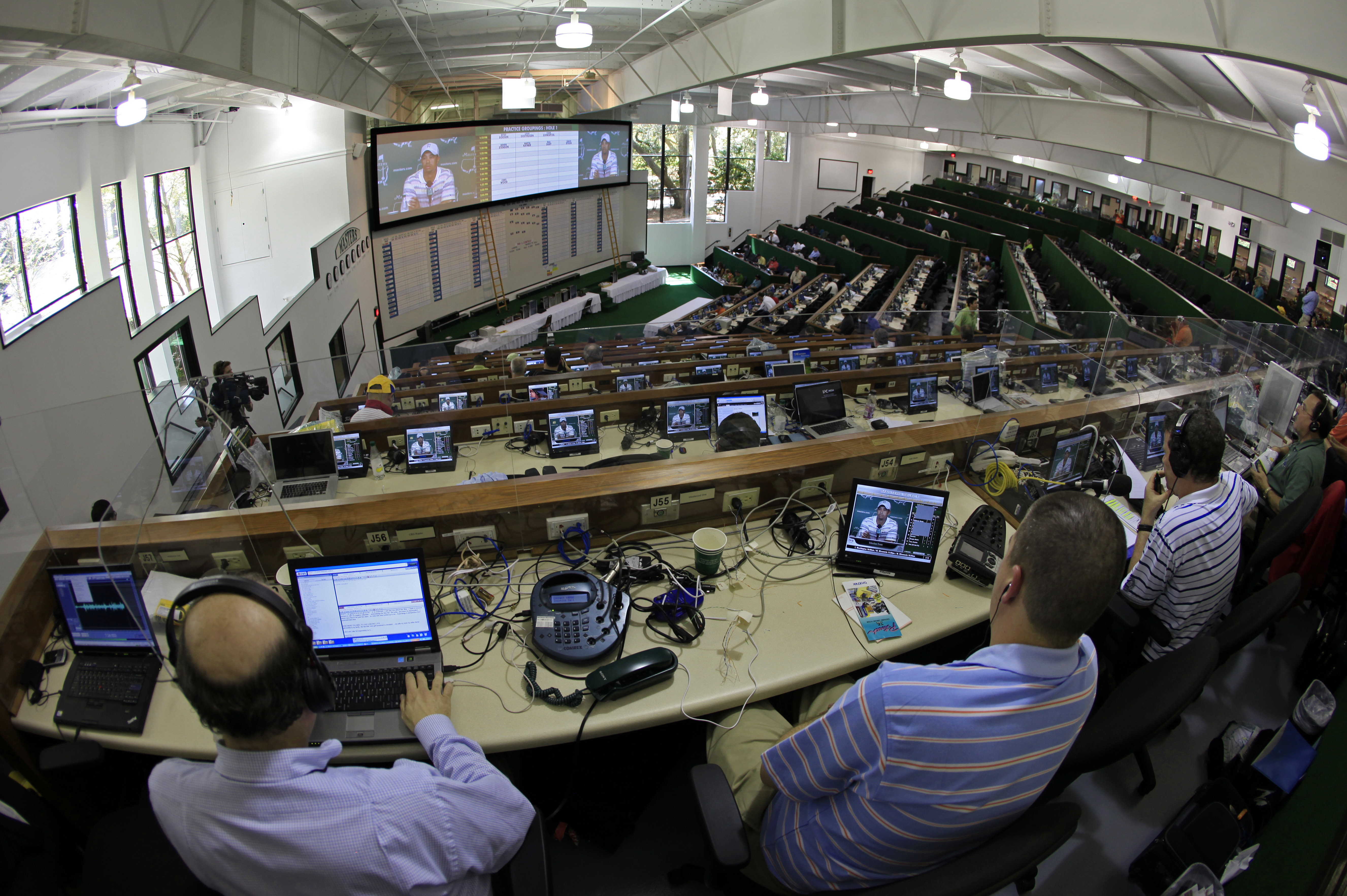 A tale of 2 Masters press centers: From tent to mansion-like - Sports ...