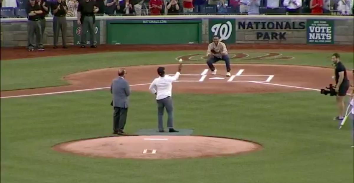 Congressional Baseball Game first pitch thrown by wounded officer ...