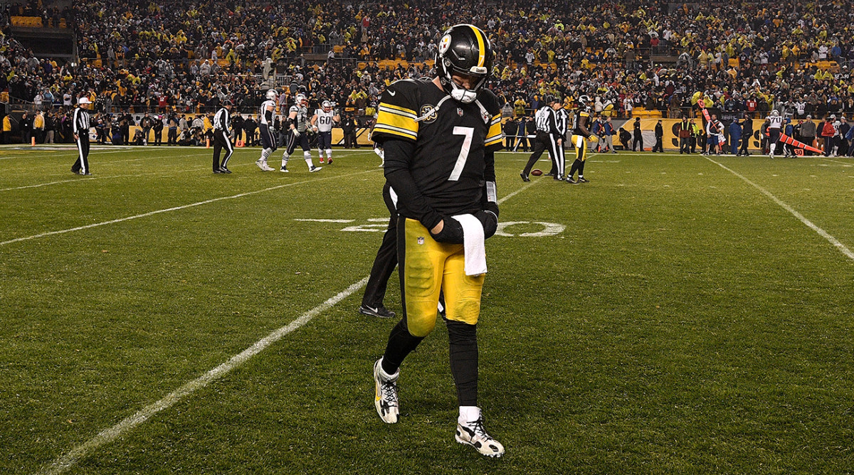 Ben Roethlisberger Fake Spike, Steelers-Patriots Ending - Sports ...