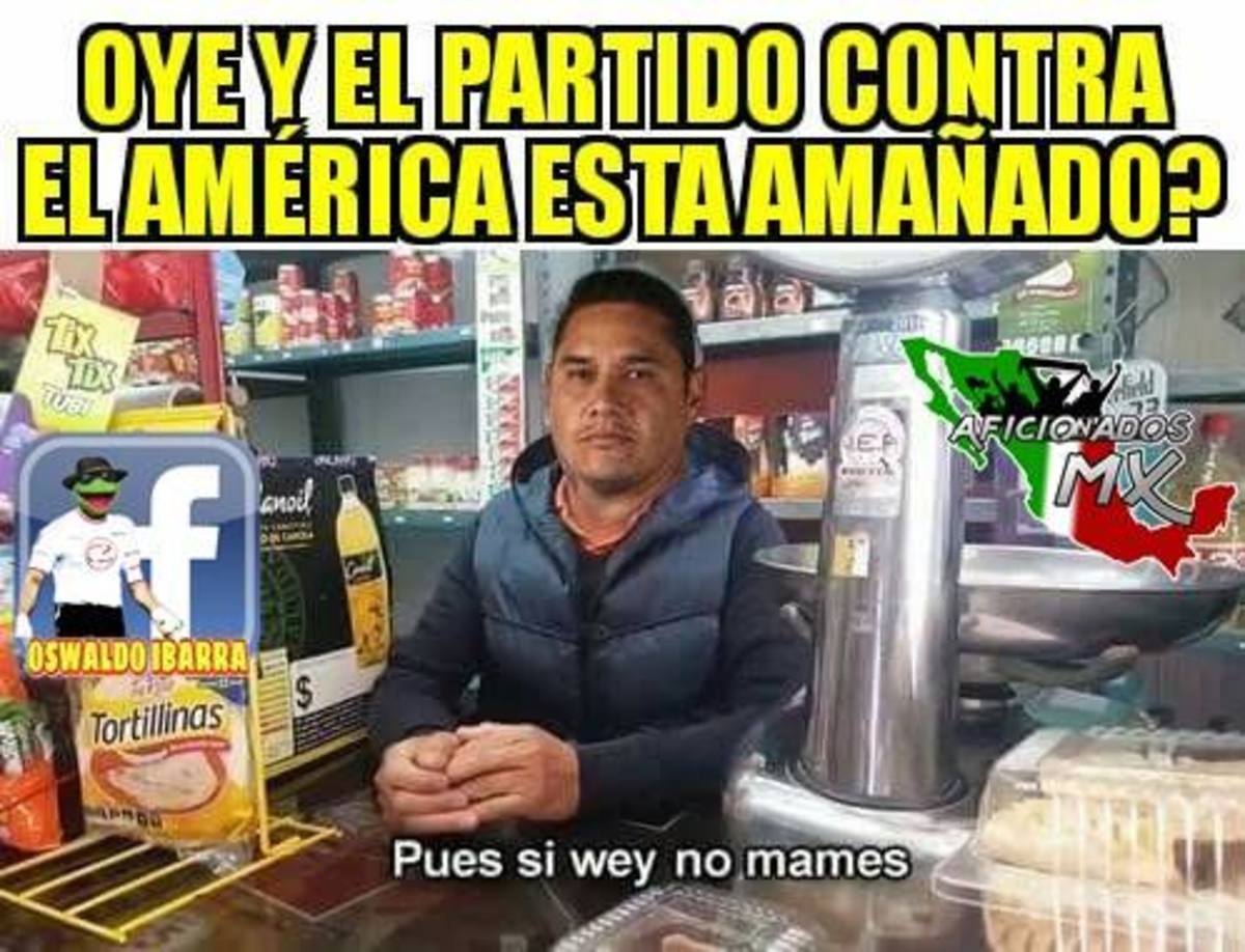 IMPERDIBLES | Los mejores MEMES que dejó el partido entre América y ...